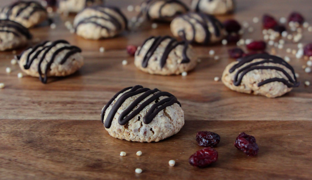 Makronen mit Quinoa und Cranberries – BAKE & NOURISH